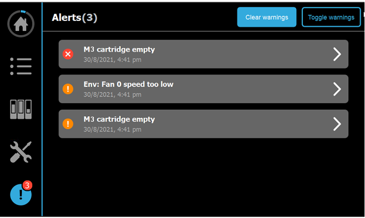 Disabling the Empty Cartridge Alarm
