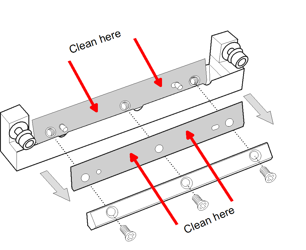 Replacing the Roller Scraper