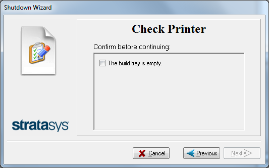 Shutting Down the Printer
