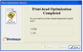 Completing the Head Replacement Procedure