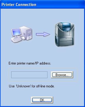 Setting the Printer Connection